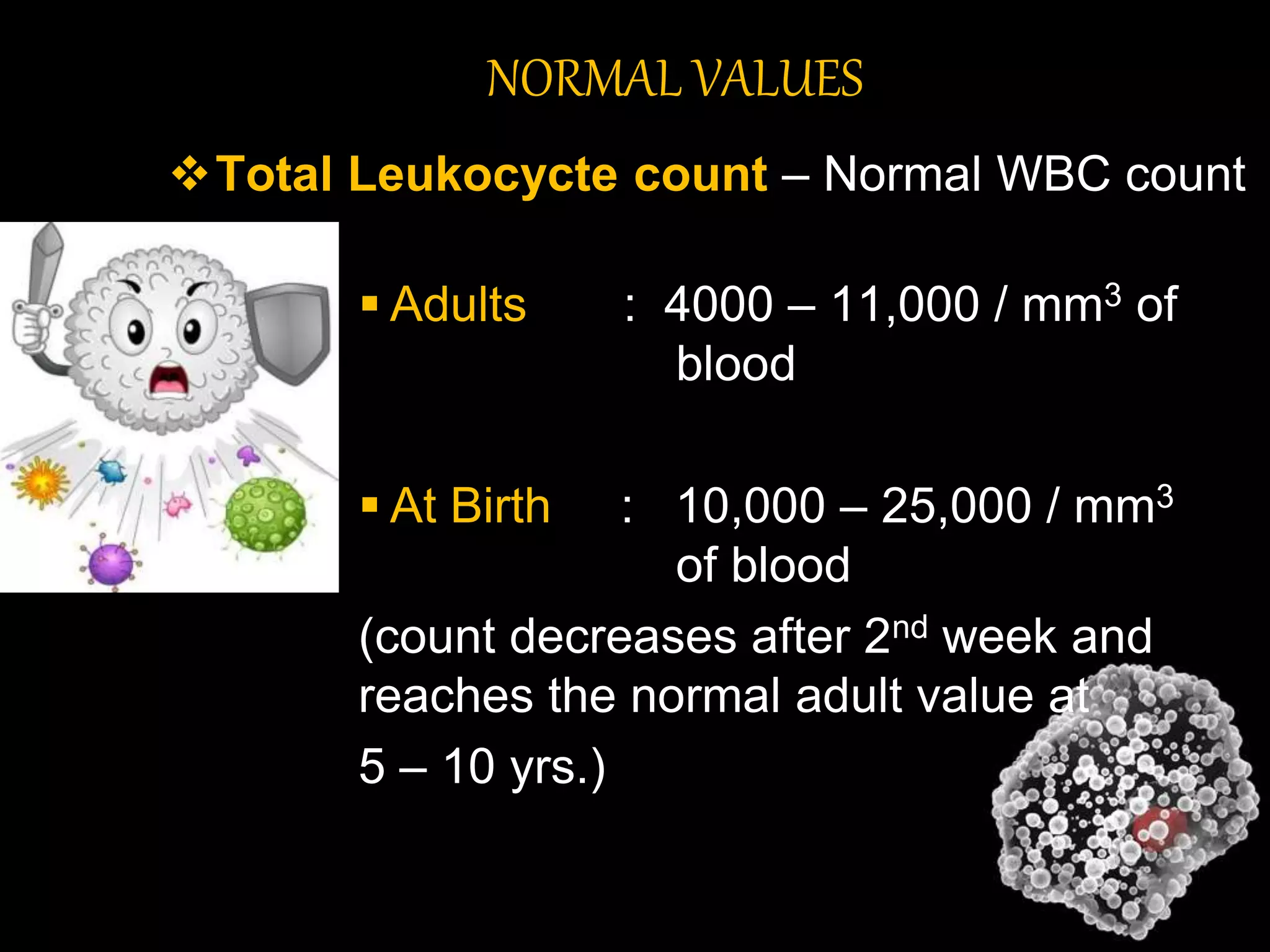 White blood cells - morphology, functions and variations | PPTX