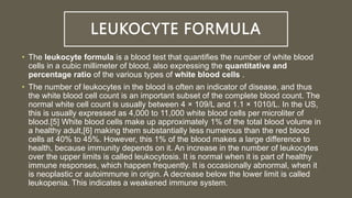 white blood cells and their role in the body | PPTX