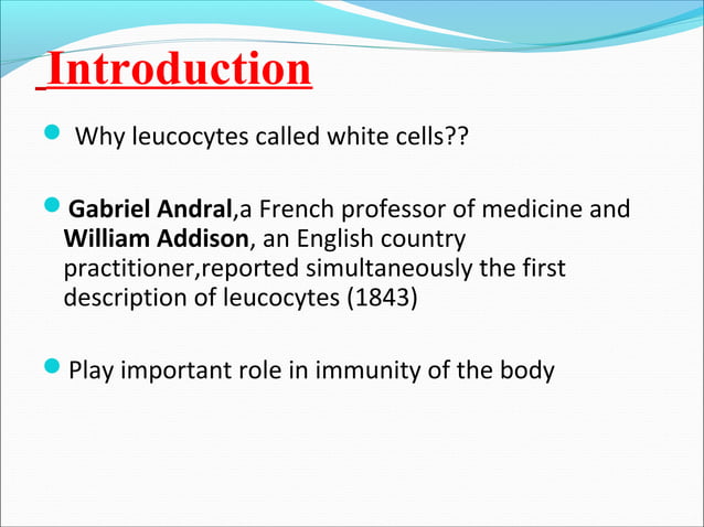 White blood cells | PPT