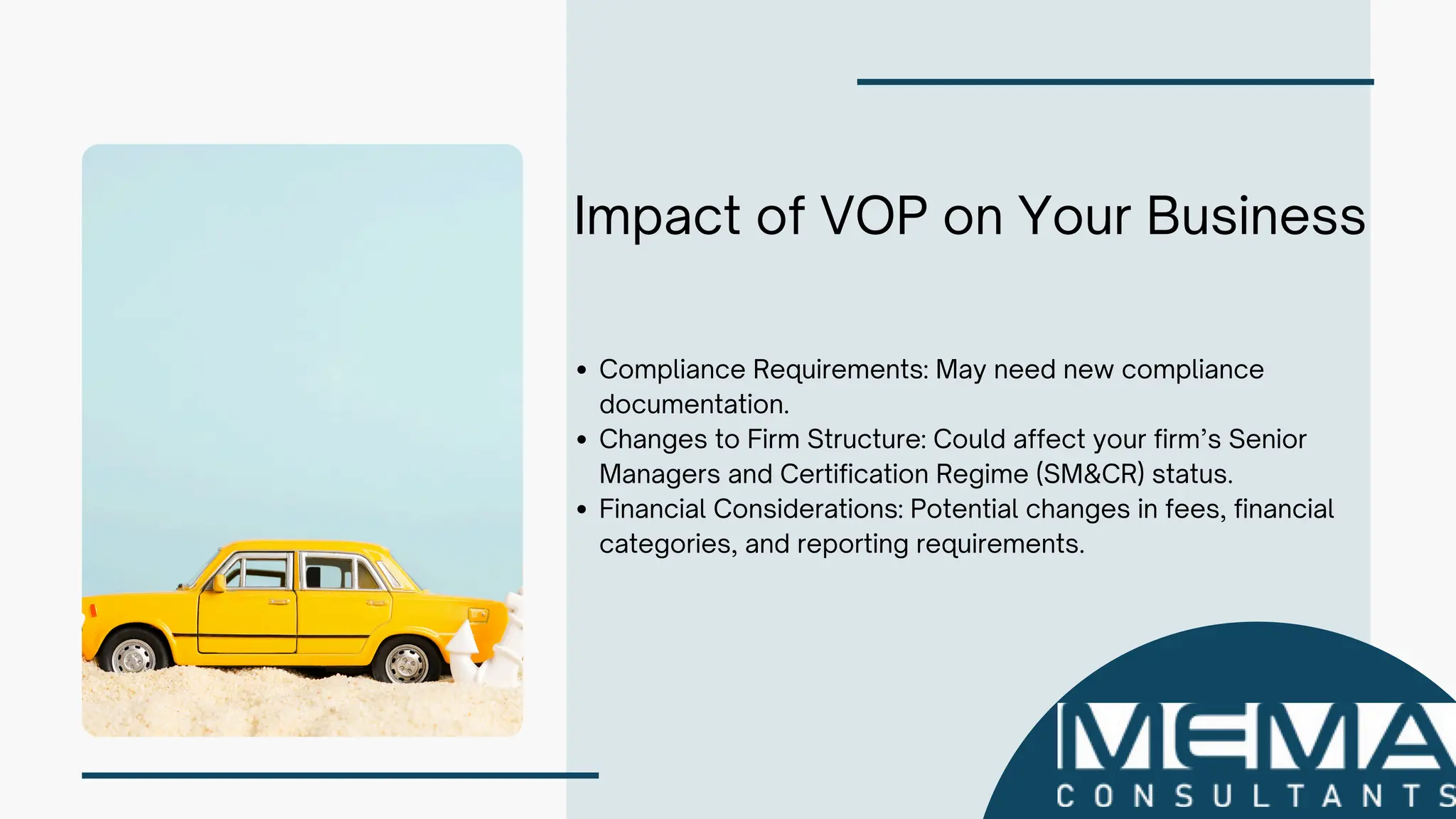 Navigating Variation of Permissions (VOP) with MEMA Consultants | PPT
