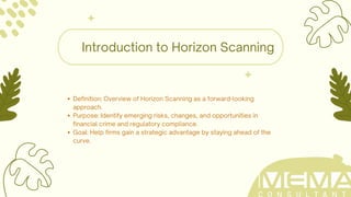 Strategic Foresight & Horizon Scanning: Navigating Regulatory Changes ...