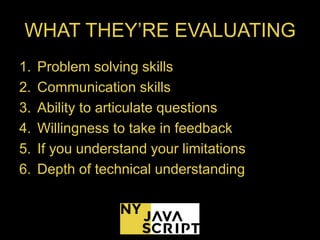 Whiteboard Interview Practice NY JavaScript | PDF