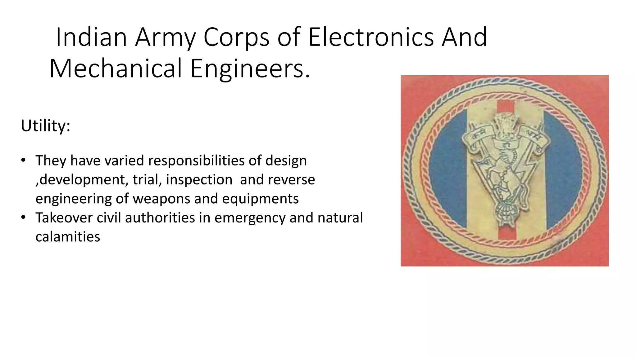 Engineers in Army | PPTX