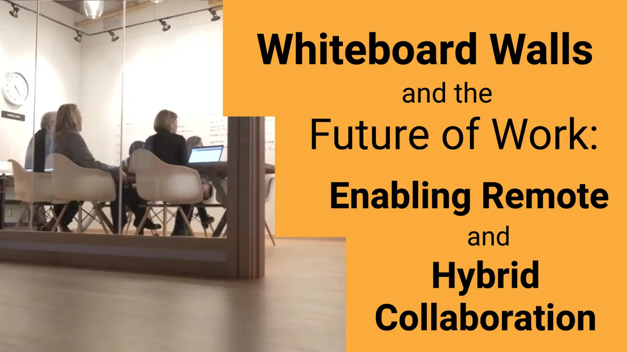 Whiteboard Walls and the Future of Work: Enabling Remote and Hybrid ...