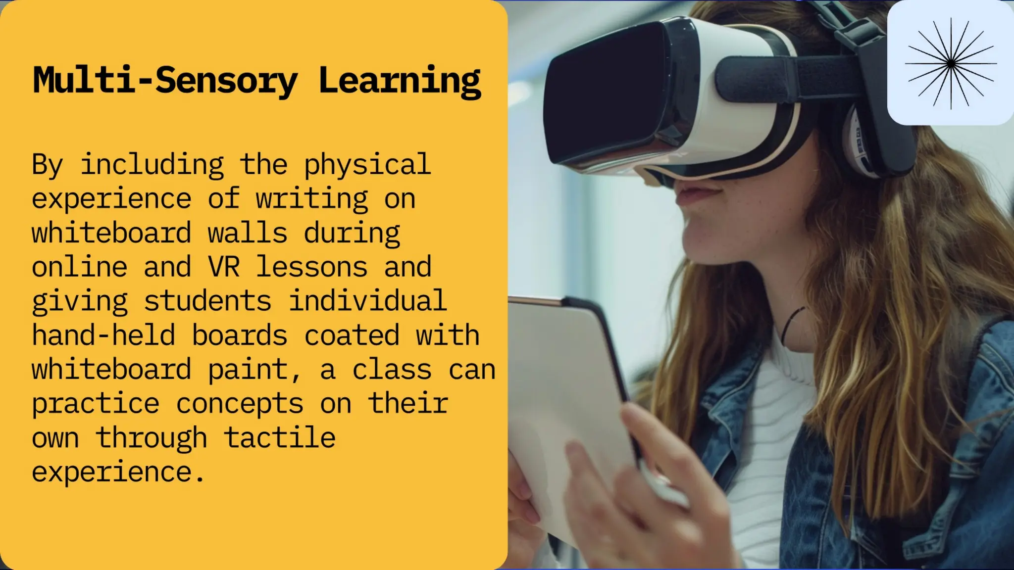 WHITEBOARD WALLS AND VR INTEGRATION: TRANSFORMING EDUCATION WITH ...