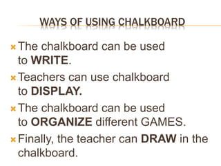 Whitebord and chalkboard | PPTX