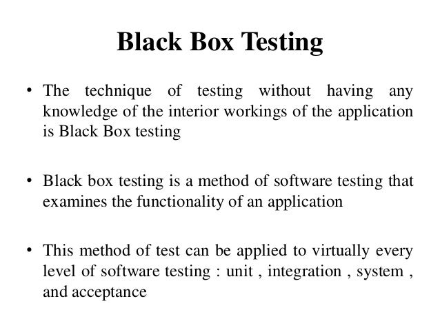 White box black box & gray box testing