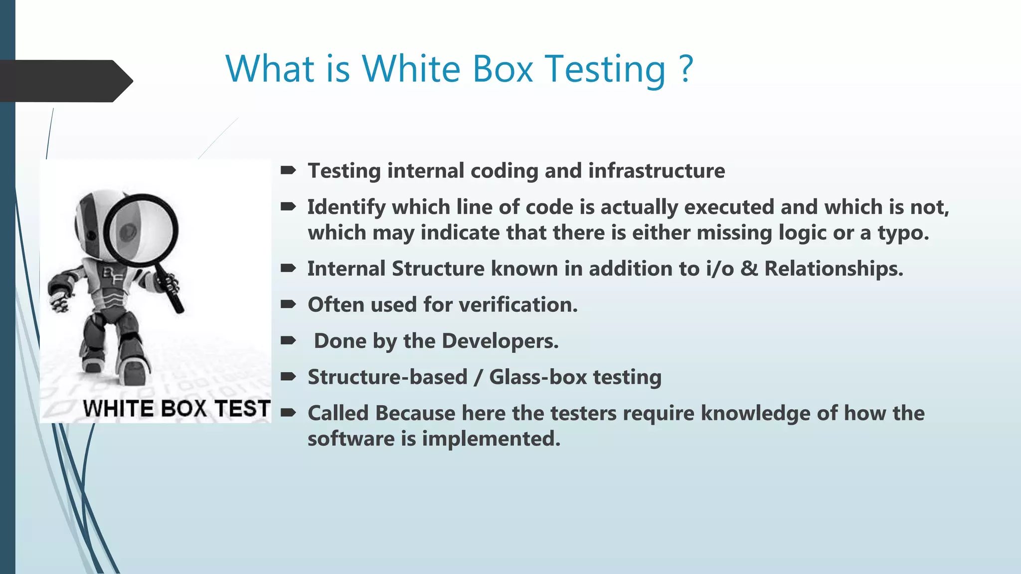 White box & Black box testing | PPTX