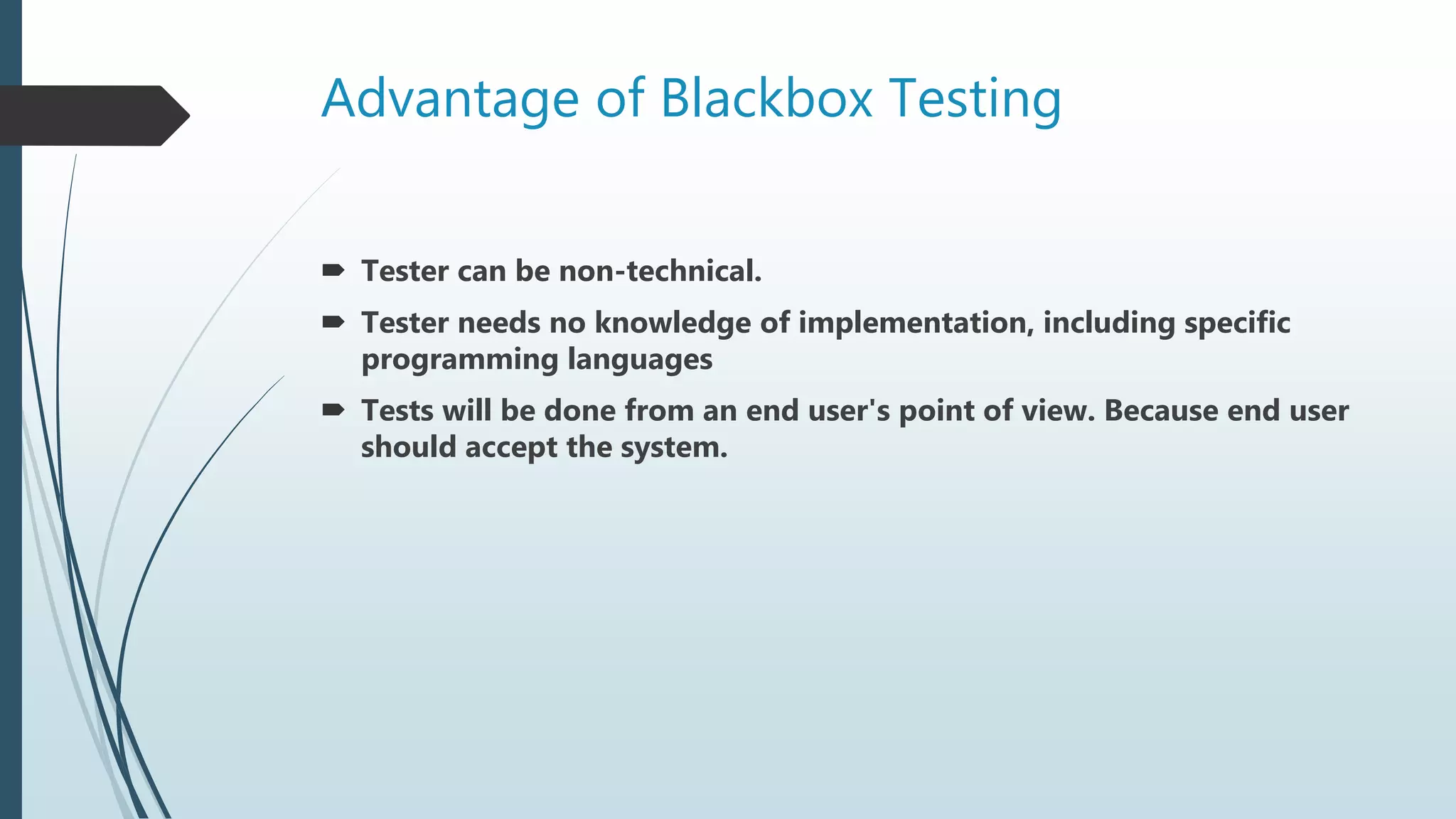 White box & Black box testing | PPTX