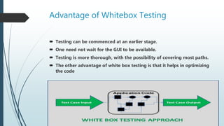 White box & Black box testing | PPTX | Computing | Technology & Computing