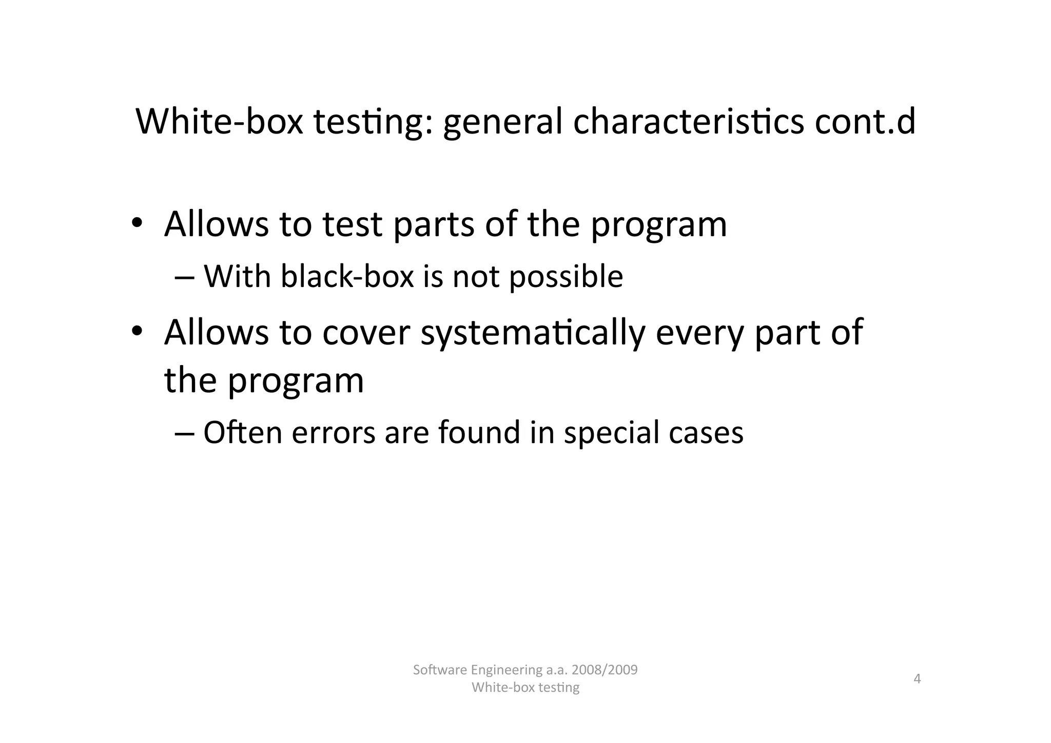 White Box Testing | PDF