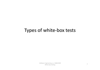 White Box Testing | PDF