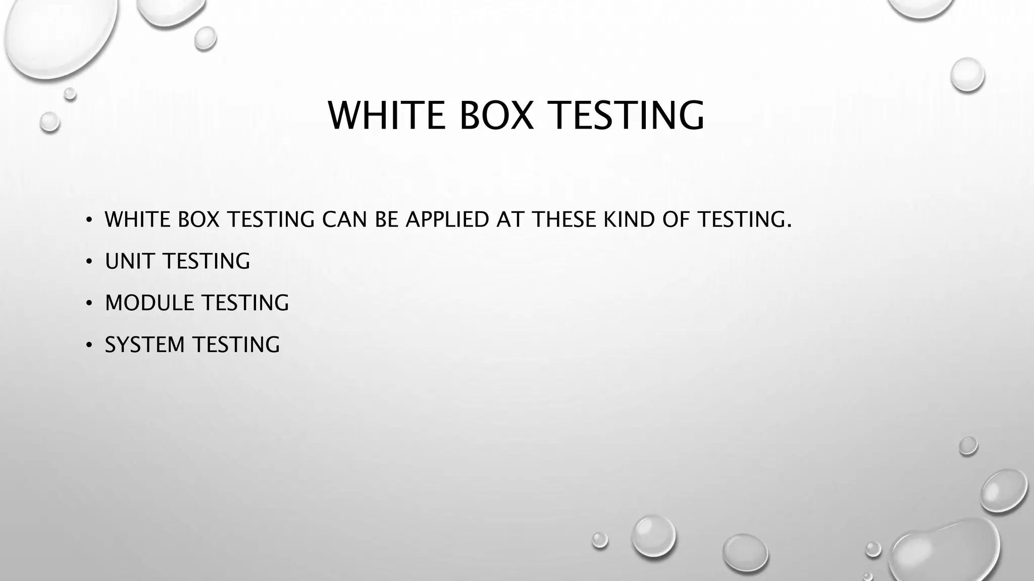 White Box Testing | PPTX