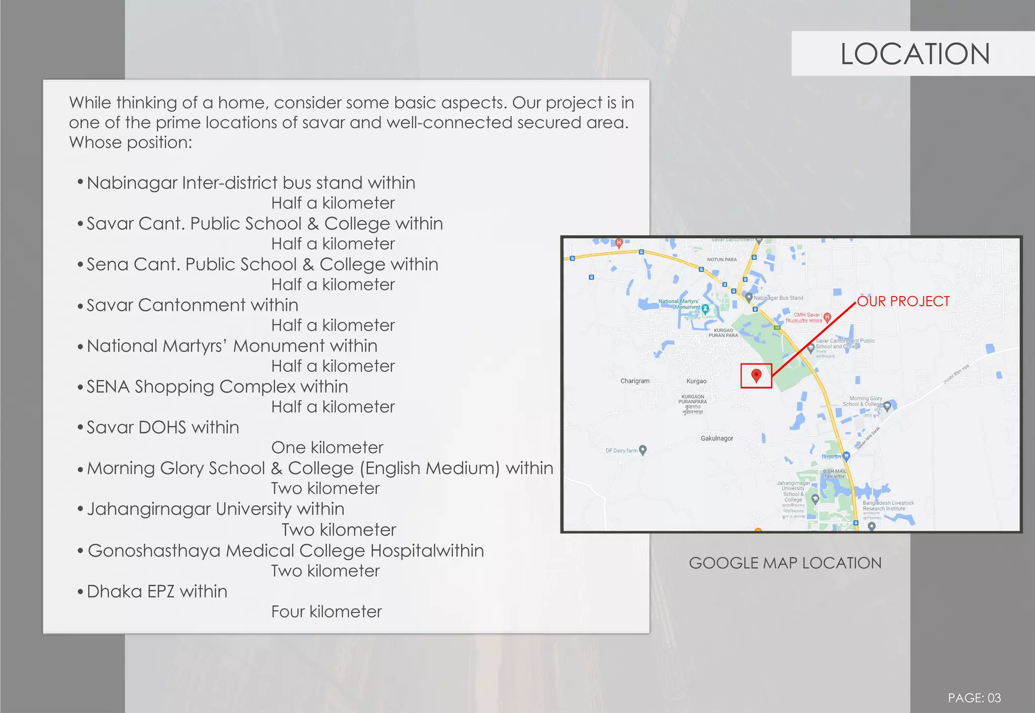 WHITE CASTLE BROCHURE BY DHAKA DESIGNER | PPT