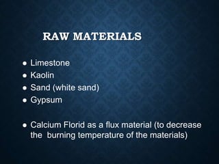 White cement introduction about white cement | PPTX