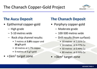 Copper and gold and nickel project update | PDF