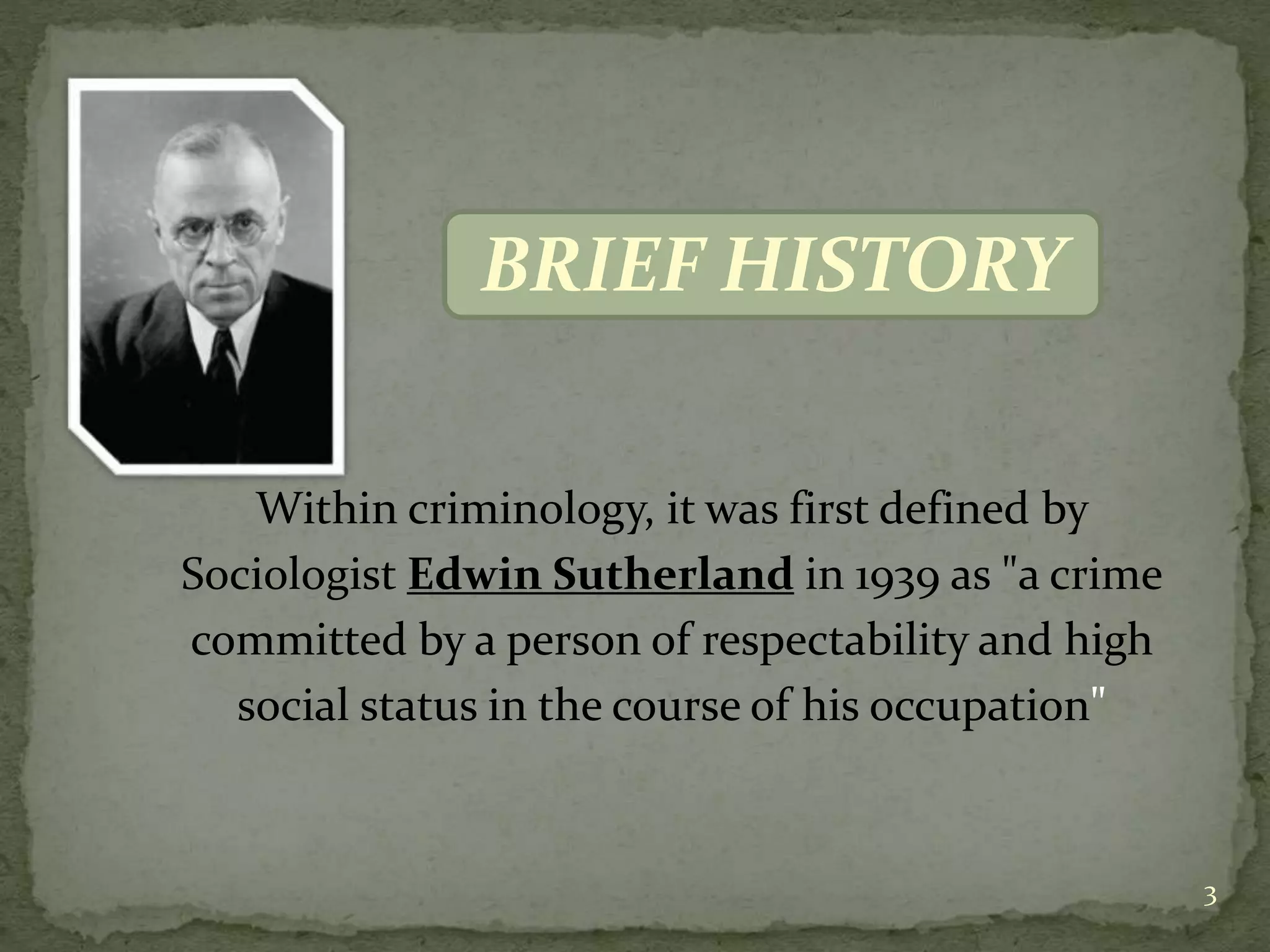 White collar crime | PPTX