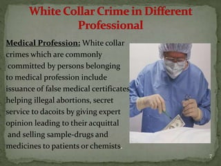 White collar crime | PPTX | Crime & Harmful Acts to Individuals, Society & Human Right ...