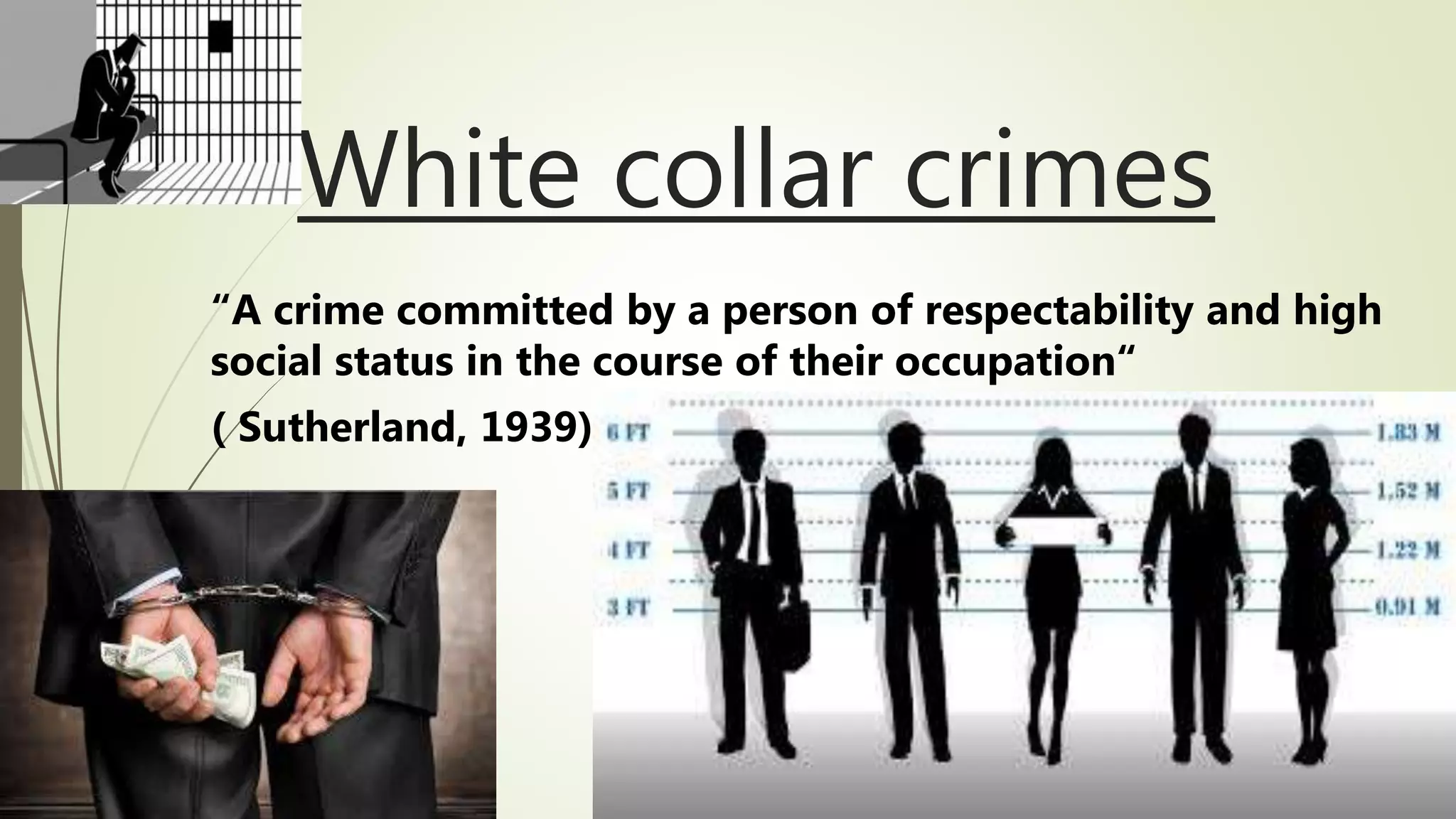 White collar crimes- by Tomas M Costanzo | PPTX