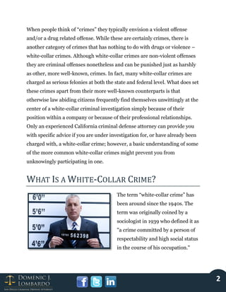 White - Collar Crimes in California | PDF