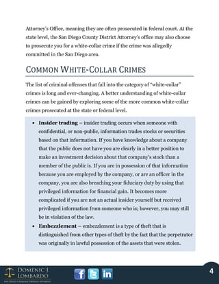 White - Collar Crimes in California | PDF