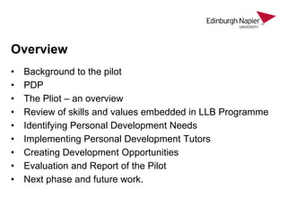 Embedding personal development plans: a pilot study - Richard ...