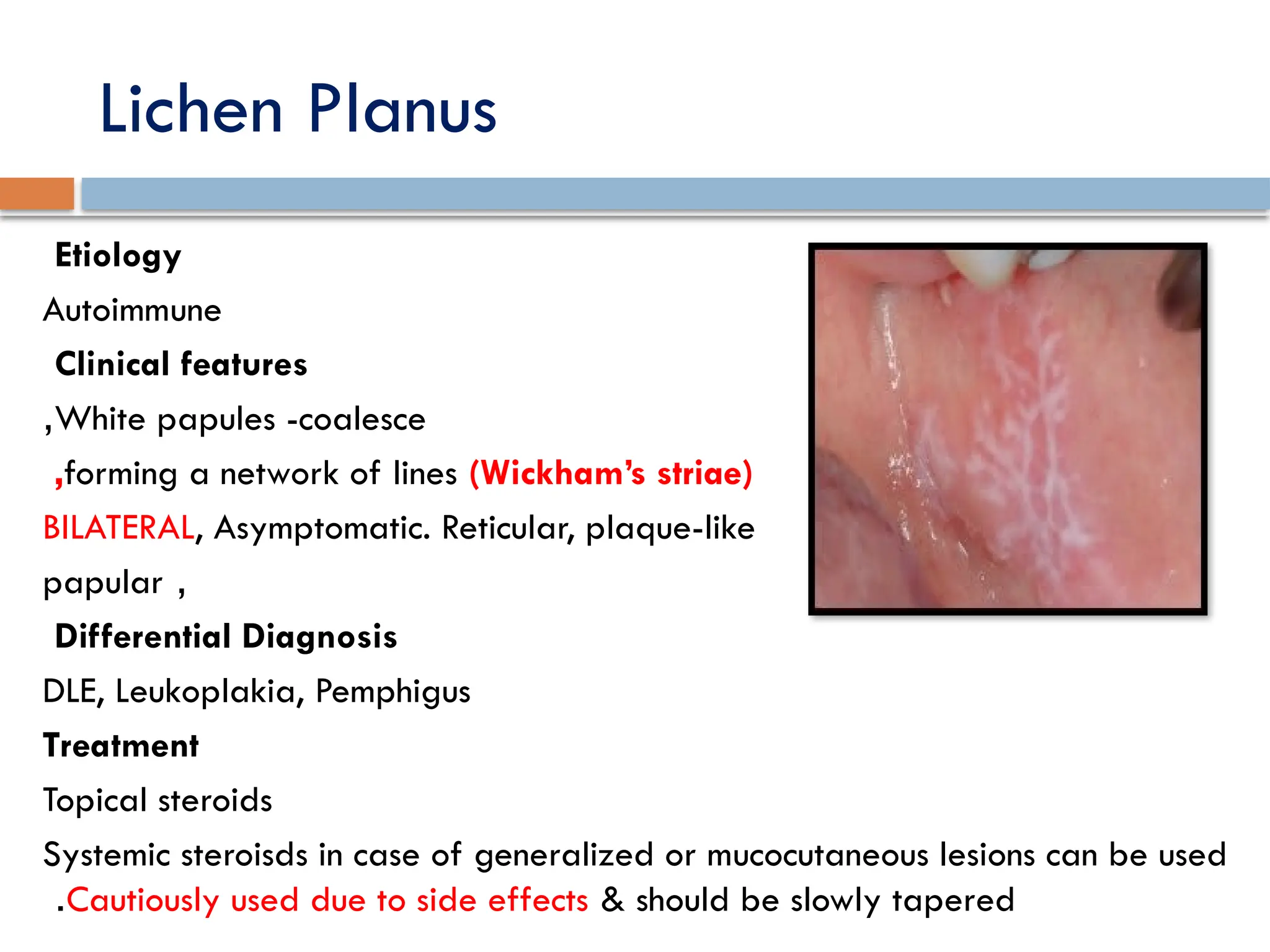 White diseases of the oral mucosa in oral medicine | PPTX