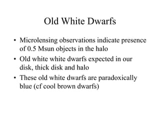 whitedwarfs in space science helps in classification and types of stars ...
