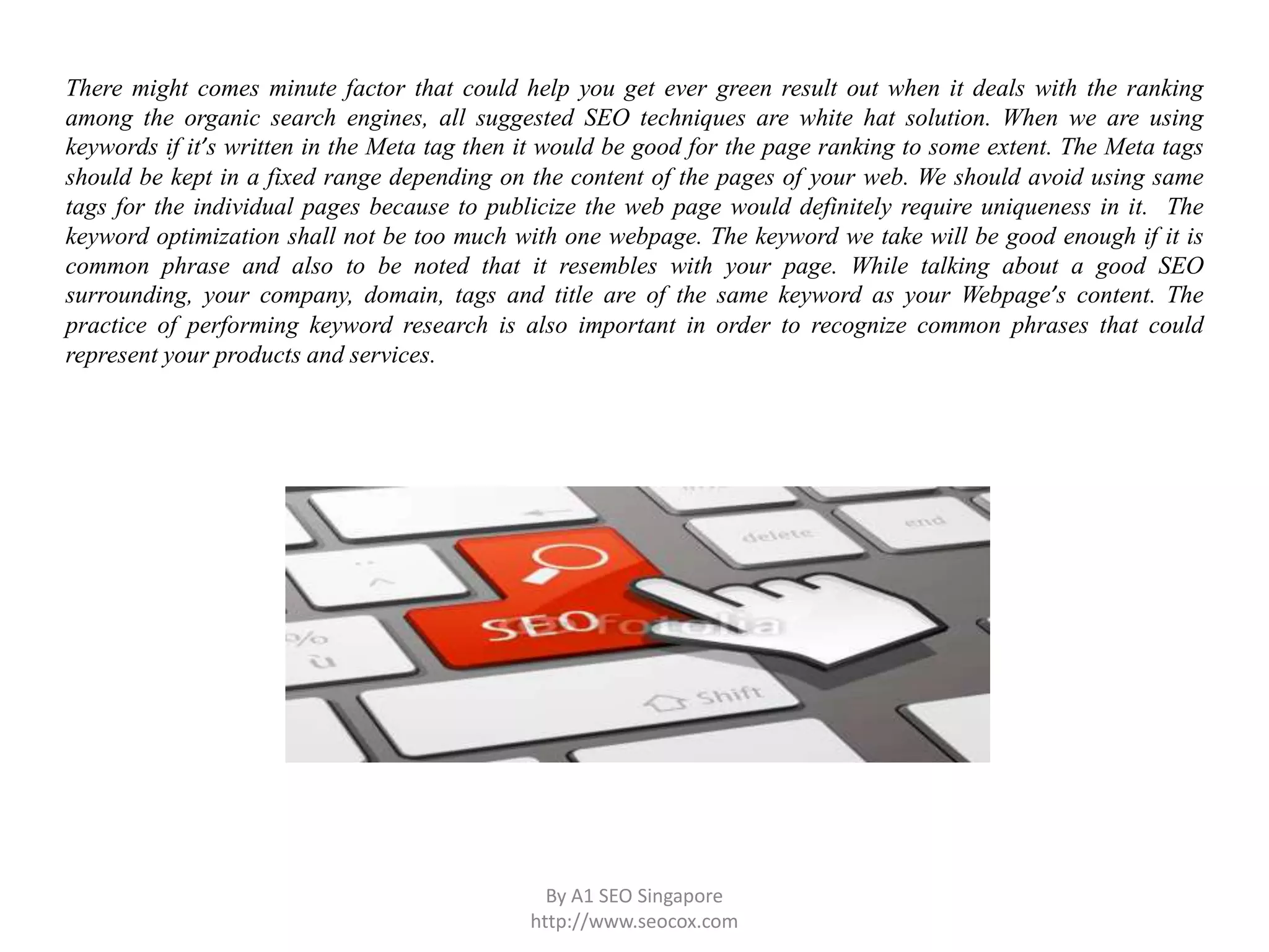 White hat seopresentation | PPSX