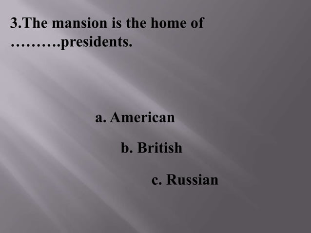 The White House Anton Bondar | PPT