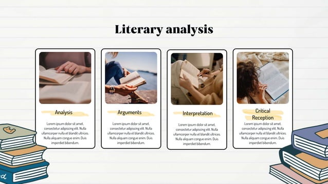 White Illustrative Creative Literature Project Presentation.pptx