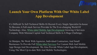 White label app development | PPT