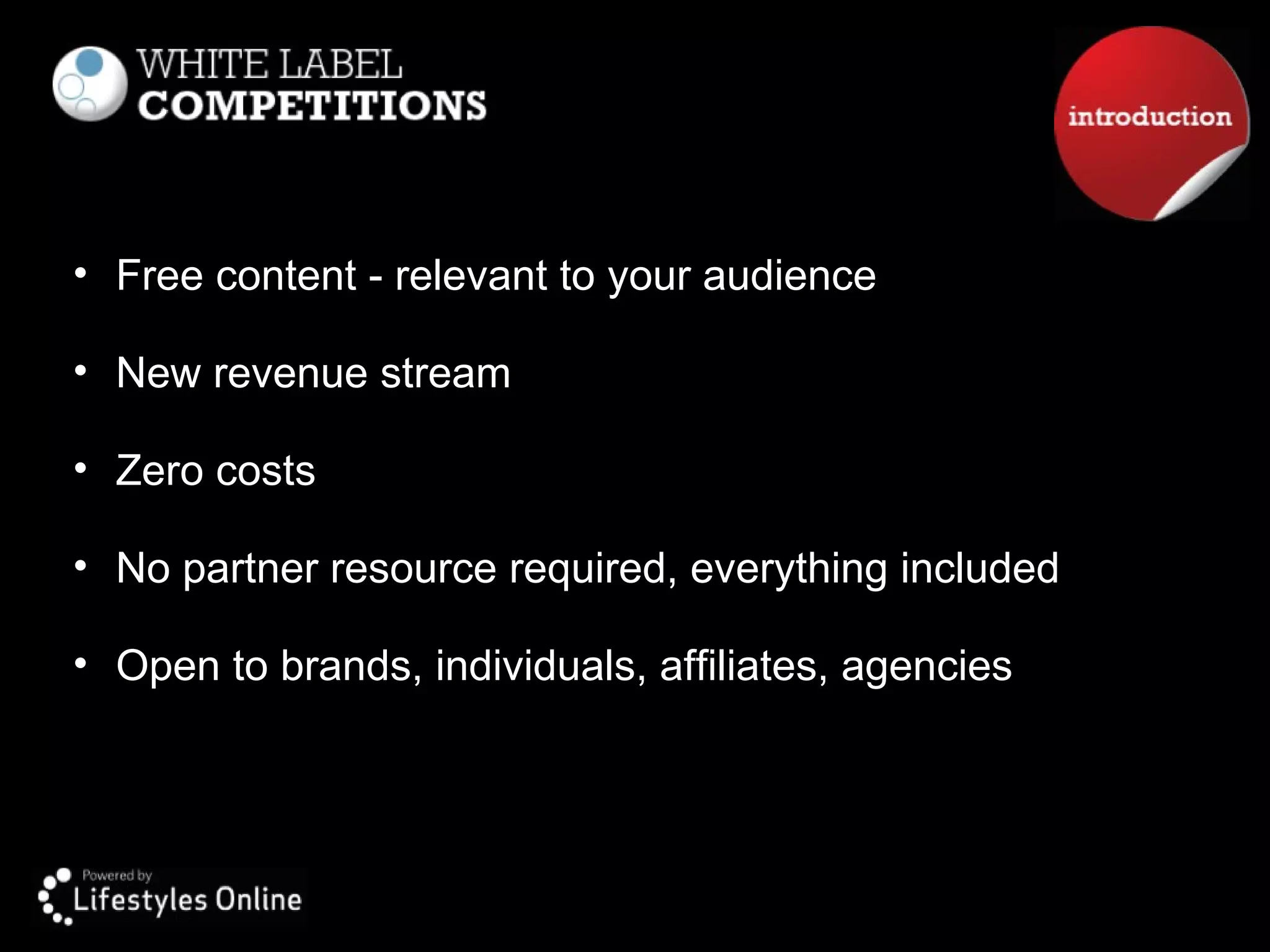 Whitelabelcompetitions V 1 2 | PPT