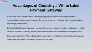White Label Payment Gateway vs. Traditional Payment Gateway Key ...