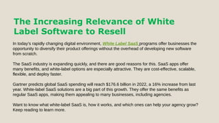 9 Best White Label SaaS Platforms To Resell in 2024 | OnGraph | PPT
