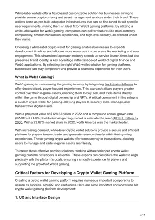 White Label Wallet for Web3 Gaming A Guide to Choosing.pdf