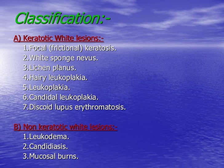 White Lesions