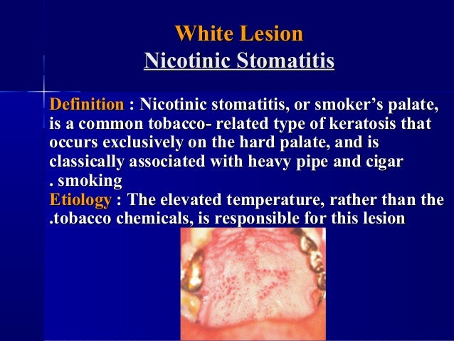 White lesions