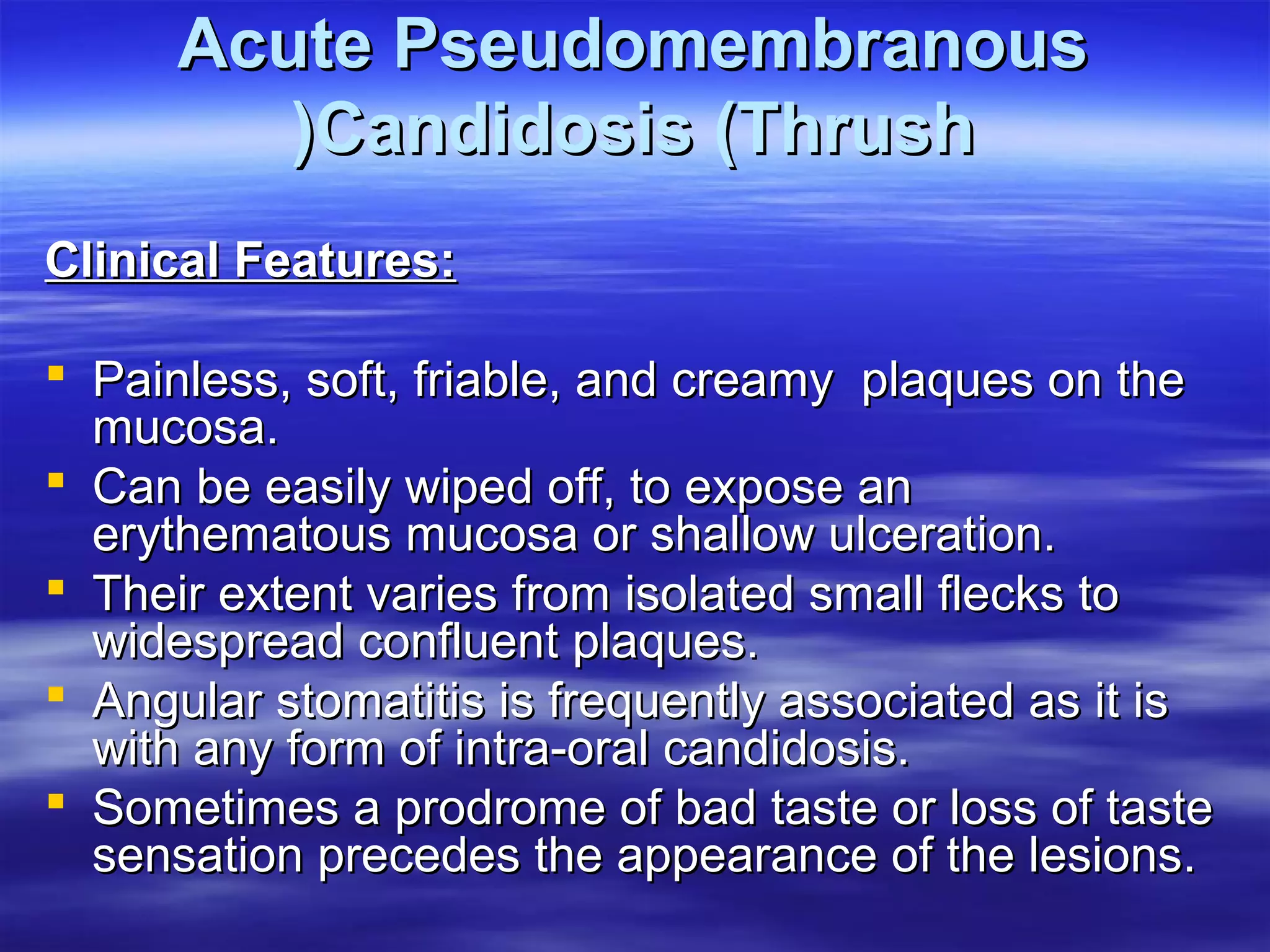 White lesions ppt | PPT