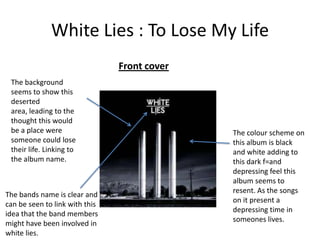 White lies to lose my life | PPTX