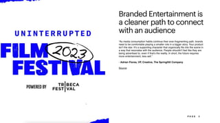 The Power of Branded Entertainment | PDF