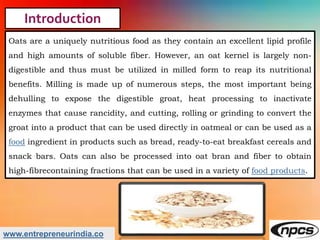 White oat processing | PPTX