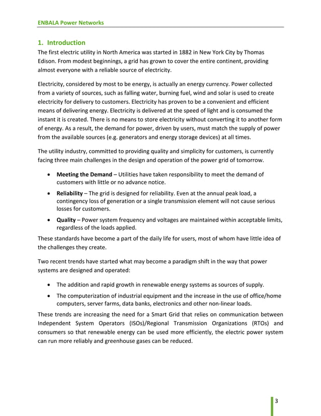 pptWhitepaper 03-smart grid-the future of the electric power system | PDF