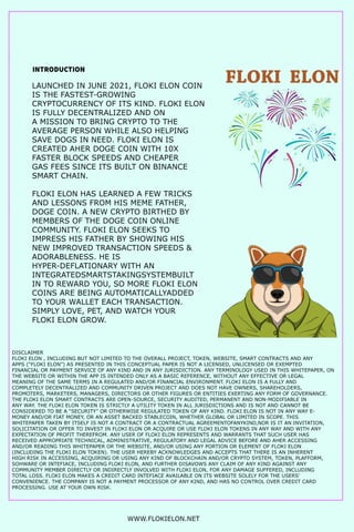 White paper - Floki Elon | PDF