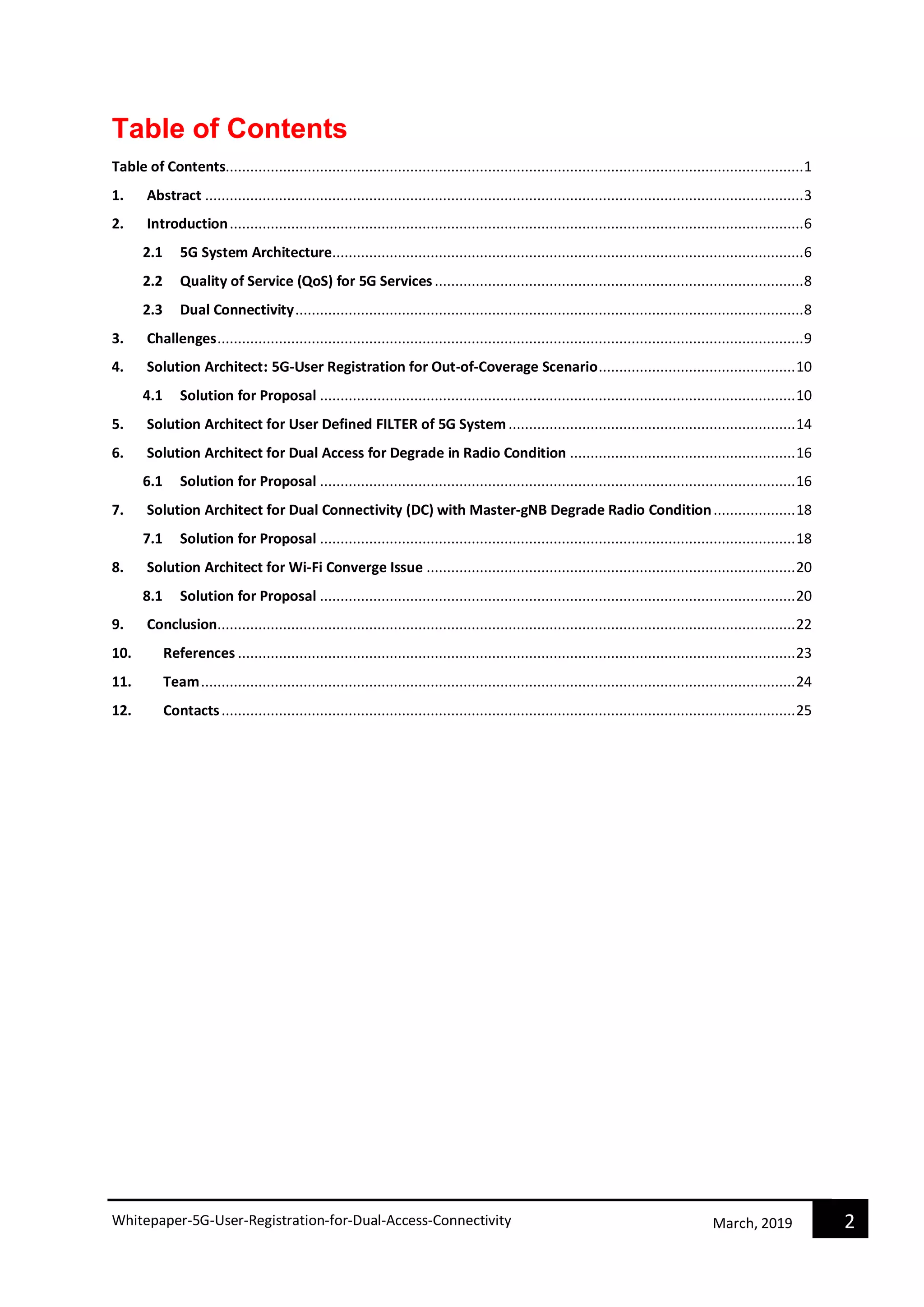 White paper 5g-user-registration-for-dual-access--dual-connectivity-march2019 | PDF