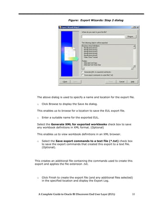 White paper a complete guide to oracle bi discoverer end user layer | PDF