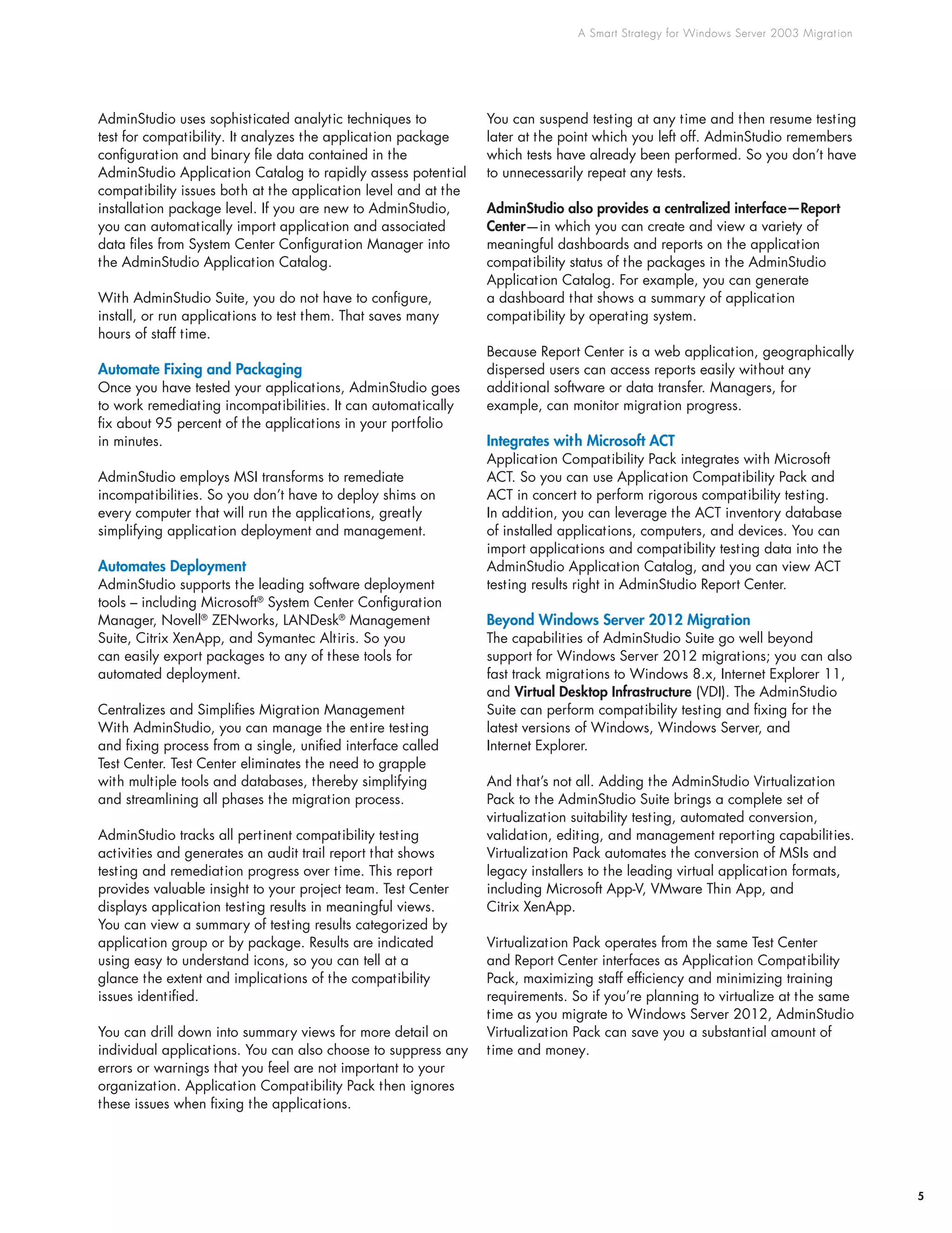 A Smart Strategy for Windows Server 2003 Migration | PDF