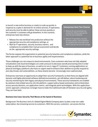 IT Security at the Speed of Business: Security Provisioning with ...