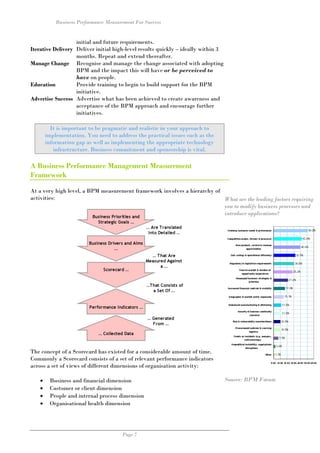 Whitepaper Business Performance Measurement For Success | PDF | Databases | Computer Software ...
