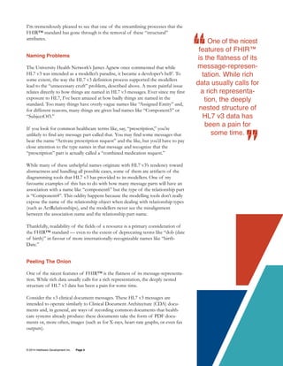 The HL7 Games: Catching FHIR - Healthcare Standards after v3 | PDF